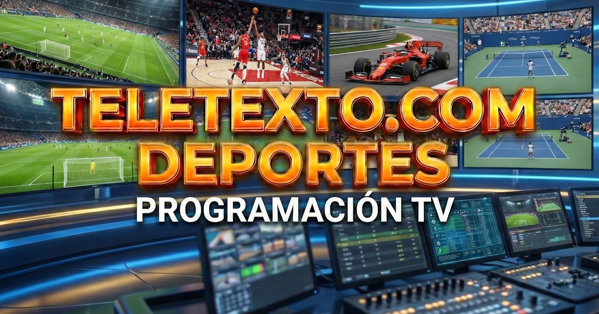 Programación de Deportes en TV para el domingo - teletexto.com